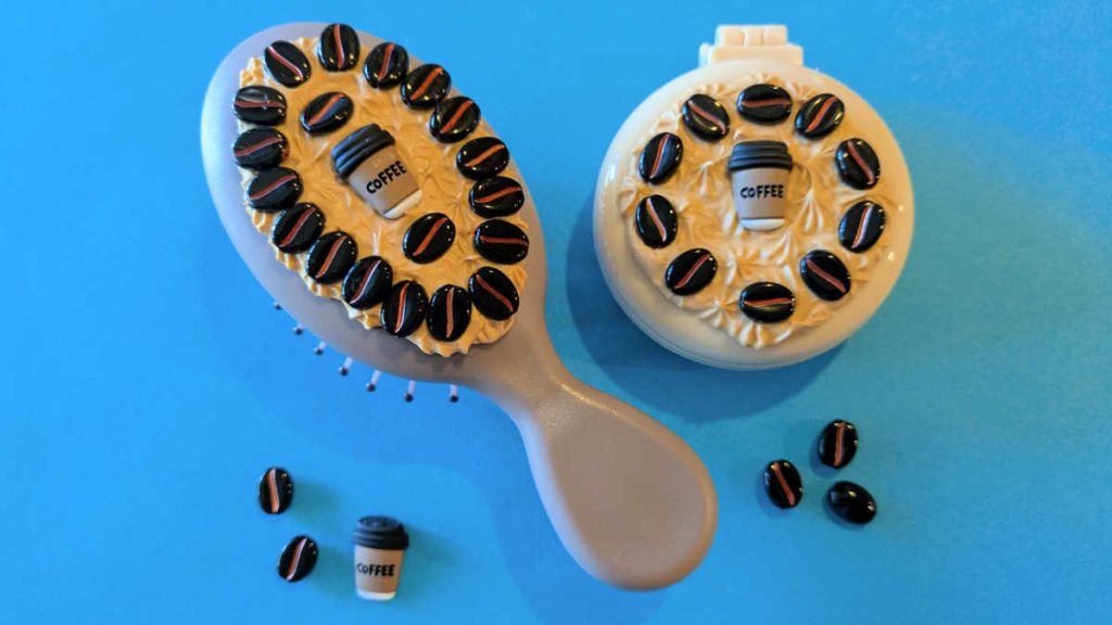 Coffee Hair Brush Craft: DIY Decoden for Coffee Lovers - Mama Likes This