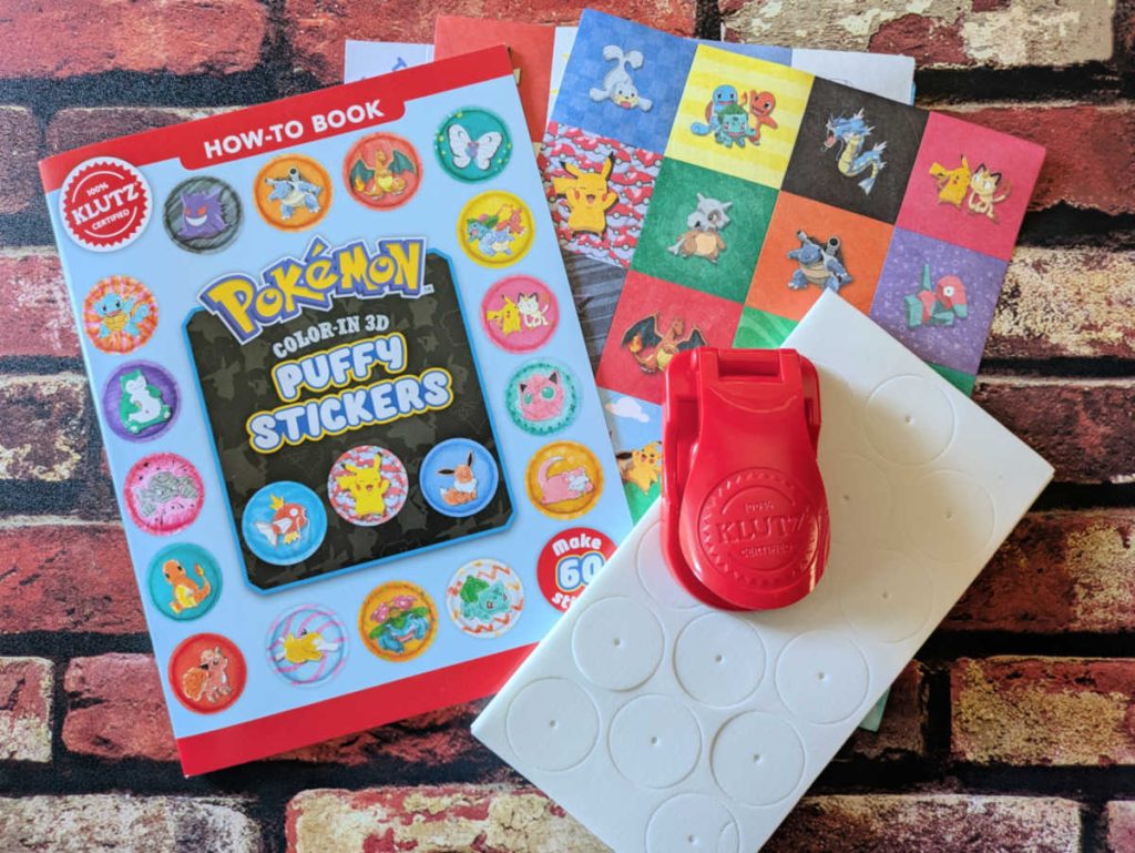 Pokemon Puffy Stickers Craft Kit - Mama Likes This