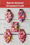 All-Star Craft: A DIY Sports-themed Ornament - Mama Likes This
