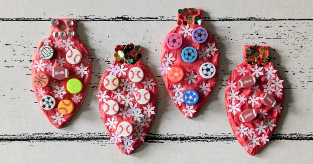All-Star Craft: A DIY Sports-themed Ornament - Mama Likes This