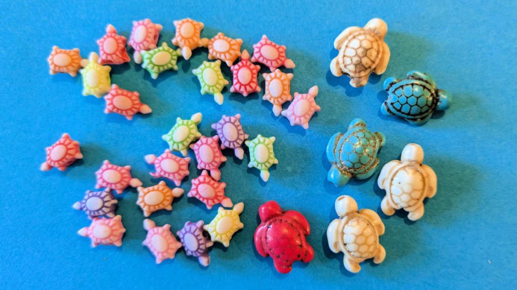 DIY Sea Turtle Hair Clips Cream Glue Craft - Mama Likes This