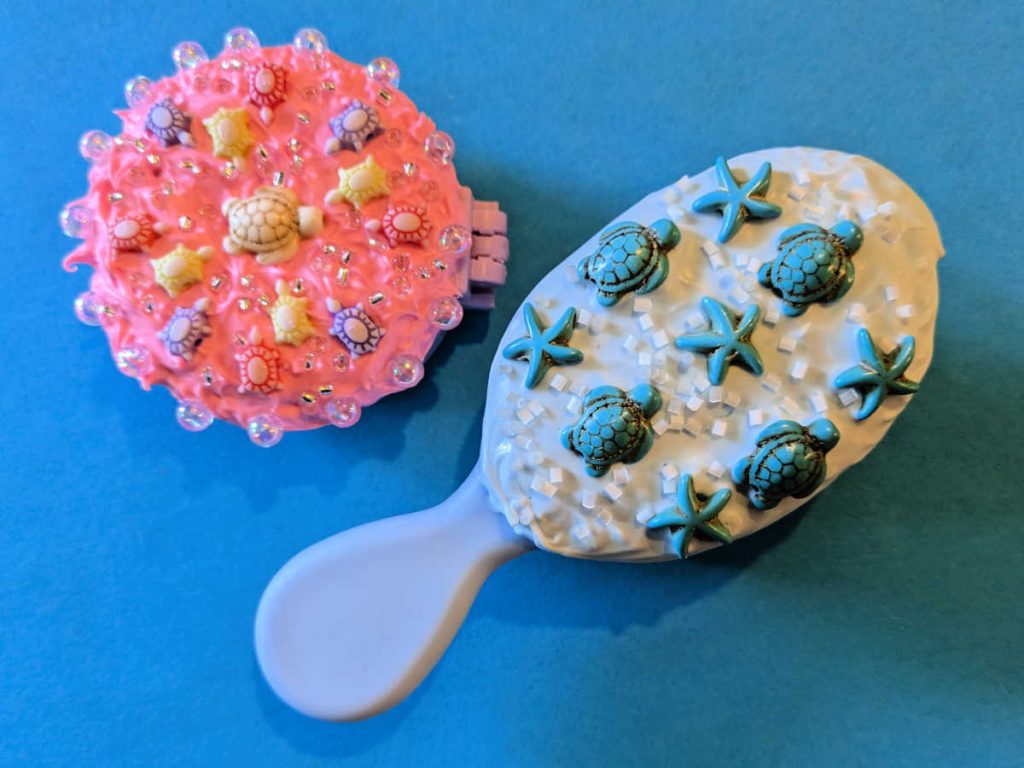 Turtle-y Awesome Sea Turtle Hair Brush Craft: A Cream Glue DIY - Mama ...