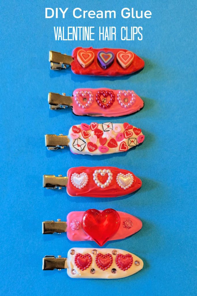 Love is in the Hair: DIY Valentine Hair Clips Craft 🎀💕 - Mama Likes This