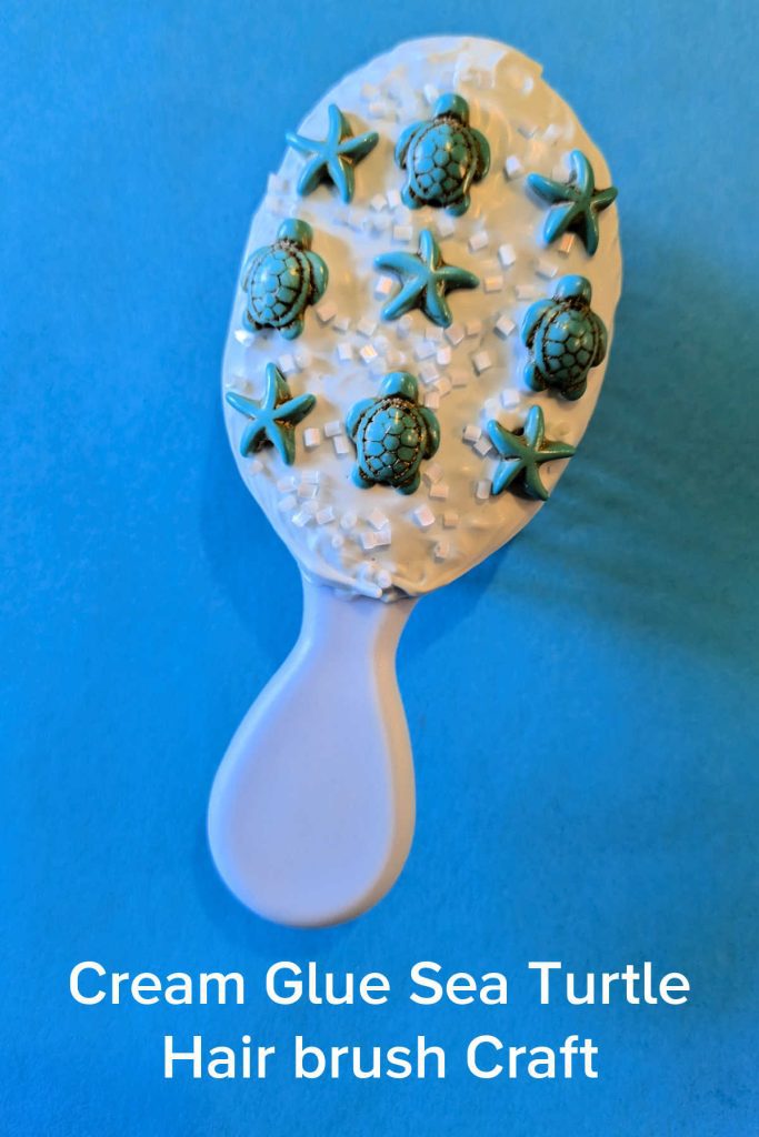 Turtle-y Awesome Sea Turtle Hair Brush Craft: A Cream Glue DIY - Mama ...