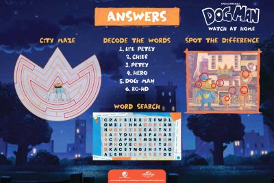 Free Printable Dog Man Activity Pages - Mama Likes This