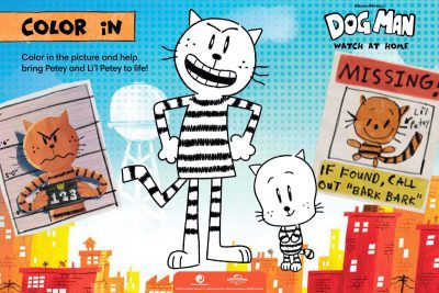 Free Printable Dog Man Activity Pages - Mama Likes This