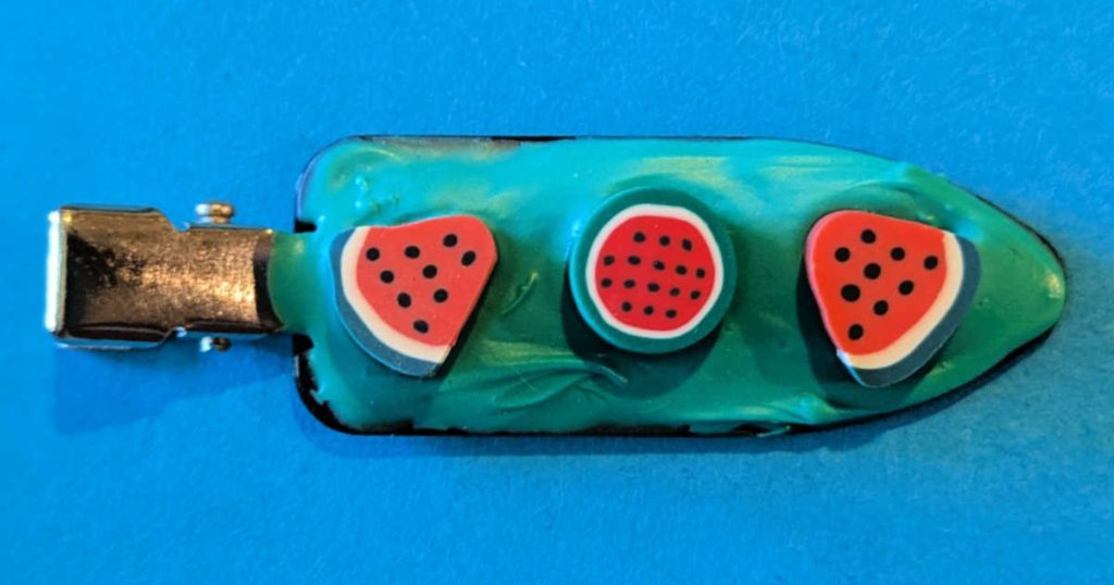 Sweet Summer Style: DIY Watermelon Hair Clips Craft 🍉 - Mama Likes This
