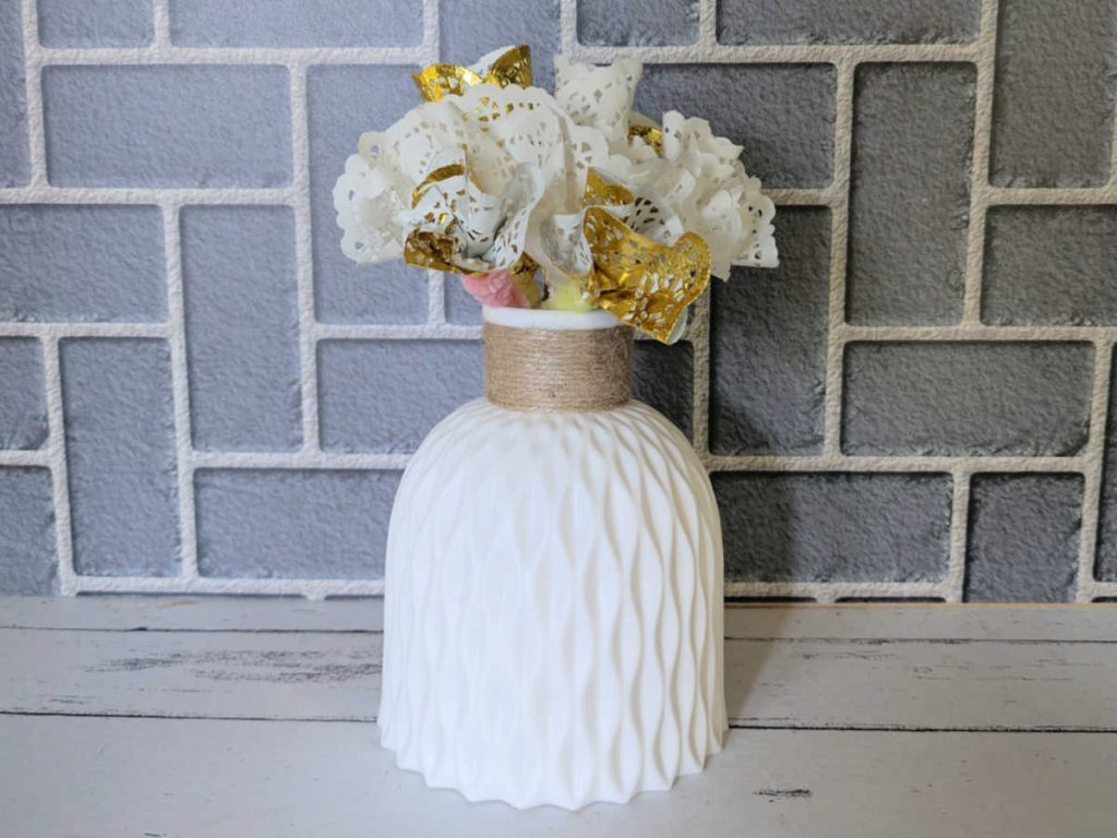 Easy Paper Doily Flower Bouquet DIY Craft Tutorial - Mama Likes This