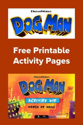 Free Printable Dog Man Activity Pages - Mama Likes This