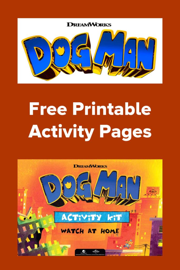 Free Printable Dog Man Activity Pages - Mama Likes This