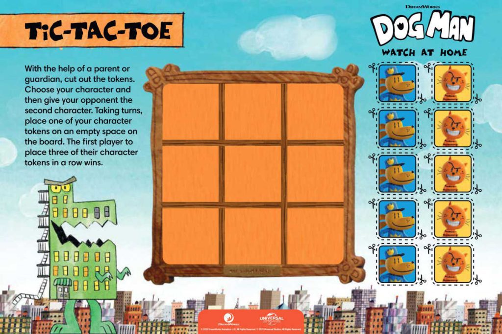 Free Printable Dog Man Activity Pages - Mama Likes This