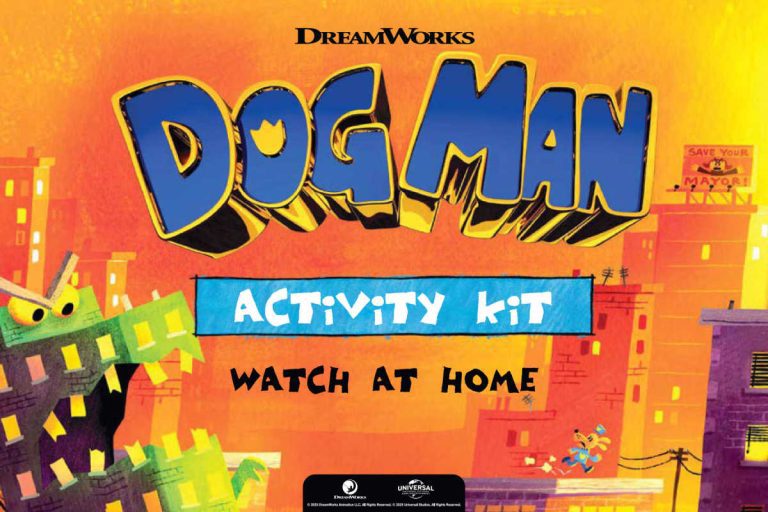 Free Printable Dog Man Activity Pages - Mama Likes This