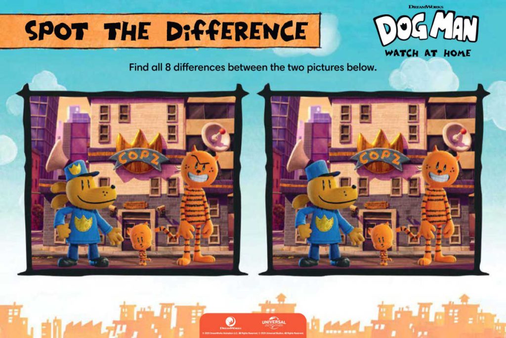 Free Printable Dog Man Activity Pages - Mama Likes This