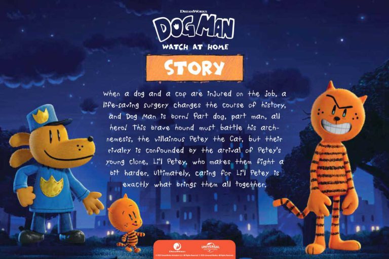 Free Printable Dog Man Activity Pages - Mama Likes This