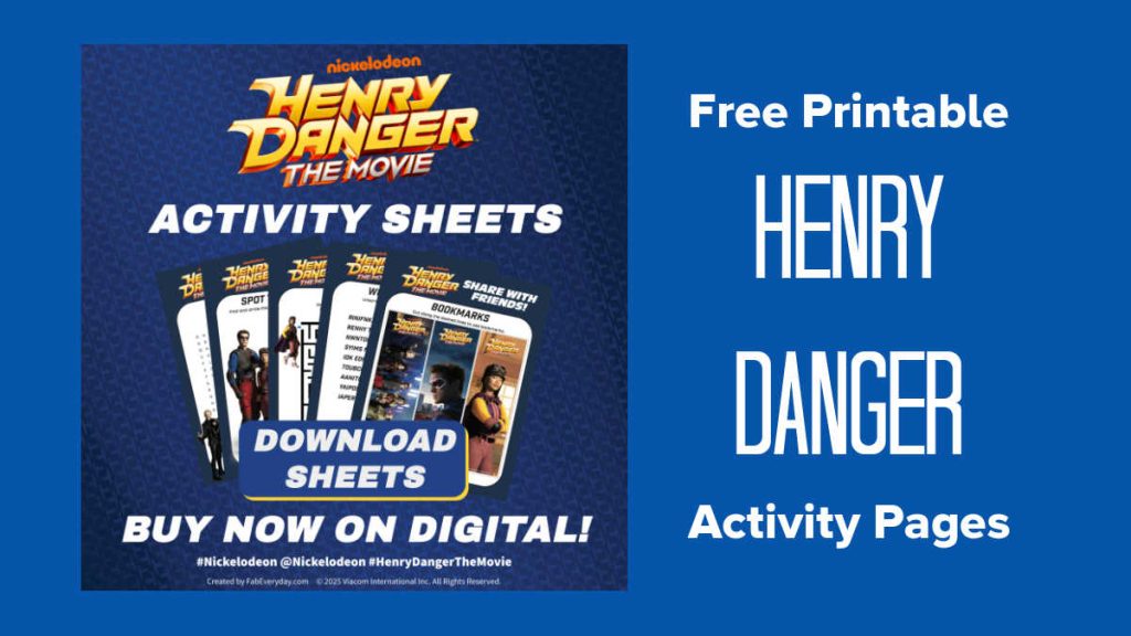 Free Printable Henry Danger Activity Pages - Mama Likes This