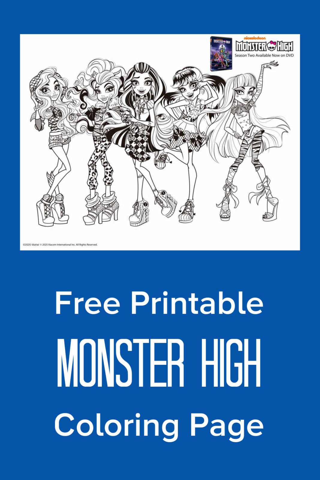 www monster high coloring pages