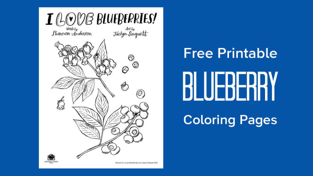 Free Printable Blueberry Coloring Pages - Mama Likes This