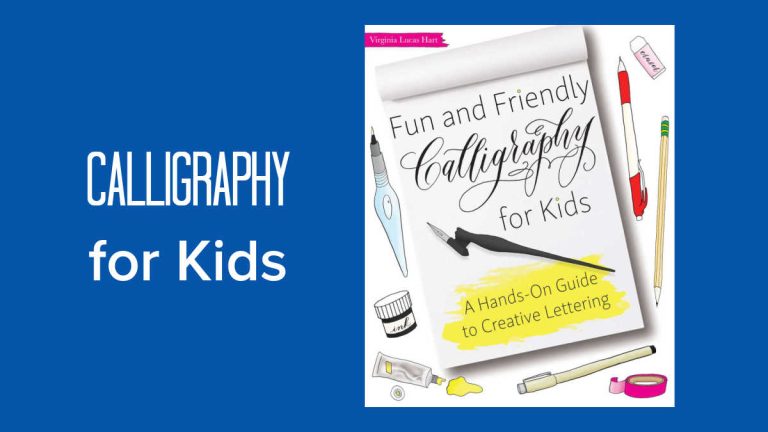 Fun and Friendly Calligraphy for Kids Book - Mama Likes This