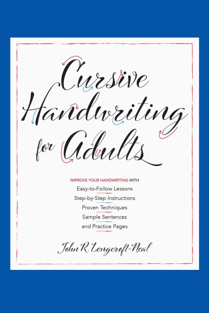 Cursive Handwriting for Adults - Mama Likes This