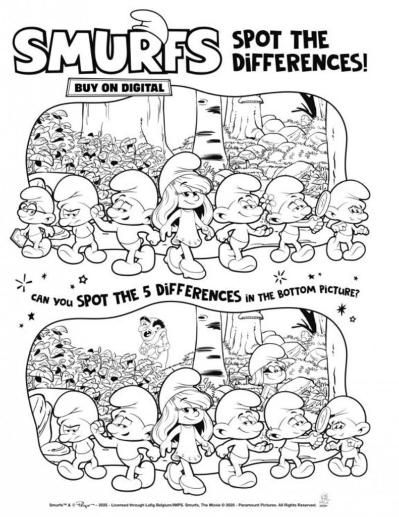 Get Smurfy with Our Free Smurfs Printables! - Mama Likes This