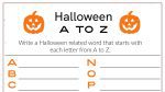 Free Halloween A to Z: A Spooktacular Word Challenge! - Mama Likes This