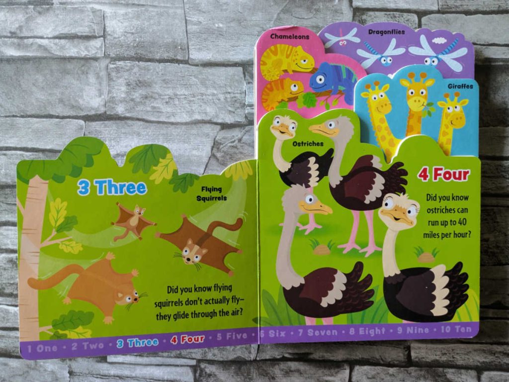 1-2-3 Animals in the Wild Board Book 🦁🐘🦒 - Mama Likes This