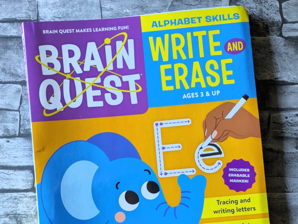 Preschoolers Love Brain Quest Write and Erase: Alphabet Skills - Mama ...